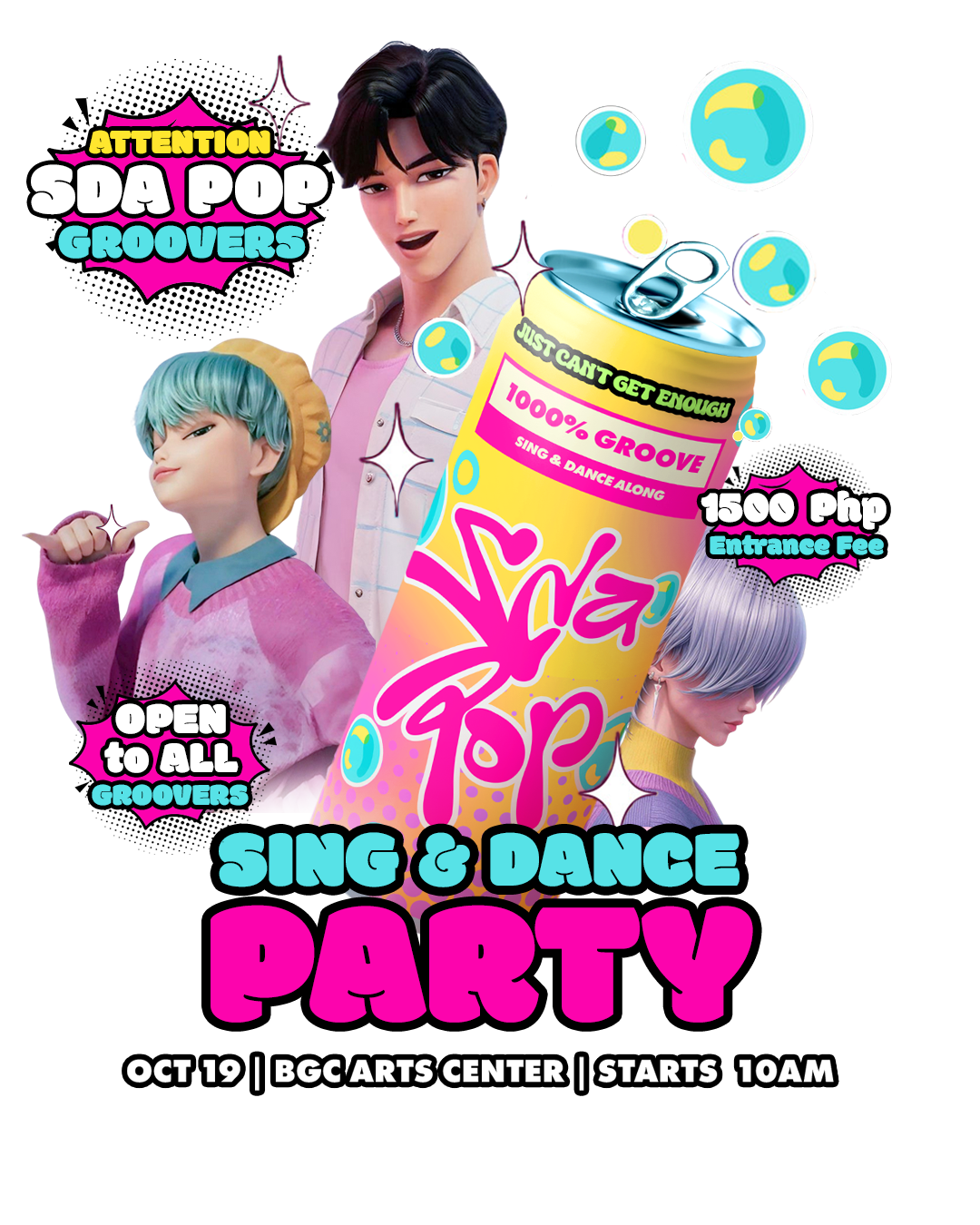 SDA Pop Party - Sky Dance Avenue - Manila